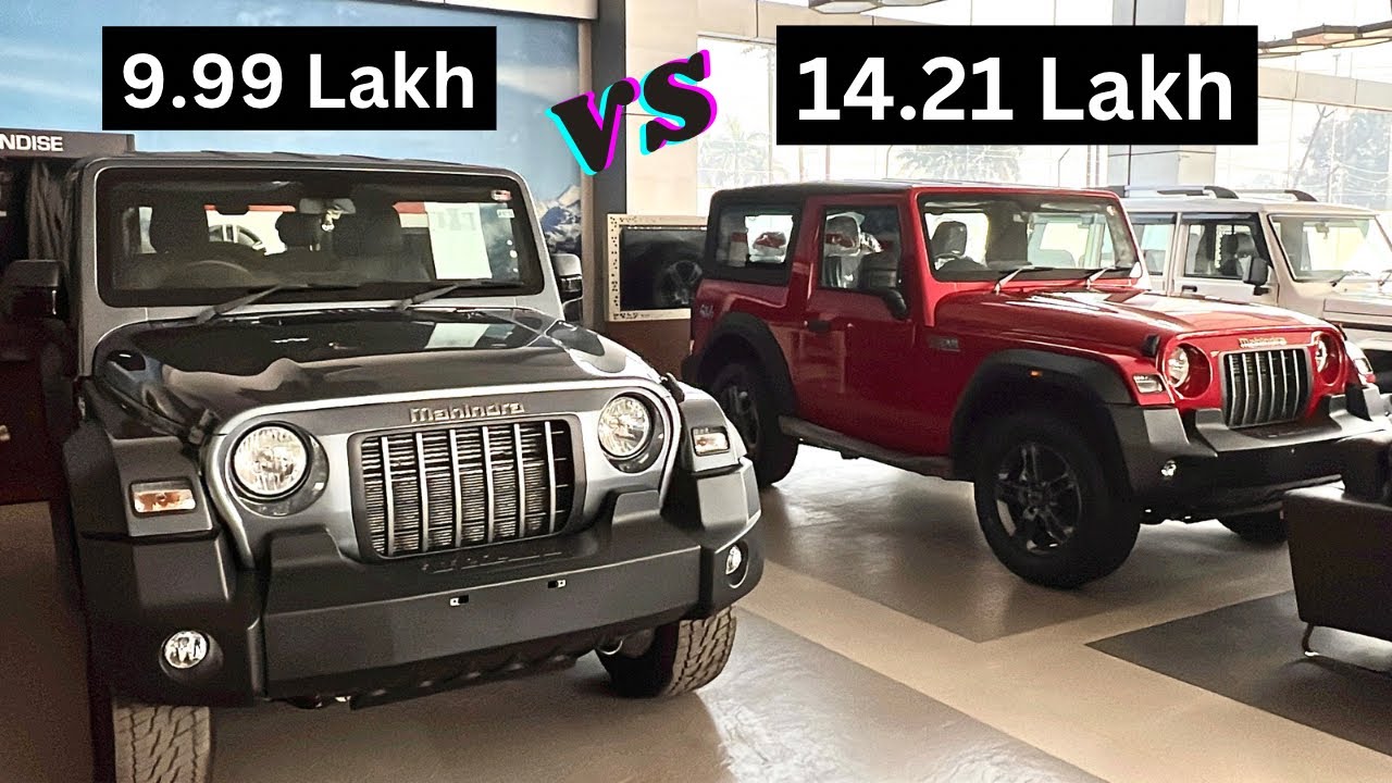 Mahindra Thar RWD जो अब कोई भी ख़रीद सकता है || Thar RWD vs Thar 4*4 ...
