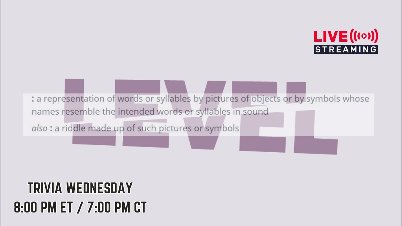 Wednesday Night Trivia - Let's have fun with Trivia - 8 PM ET / 7 PM CT ...