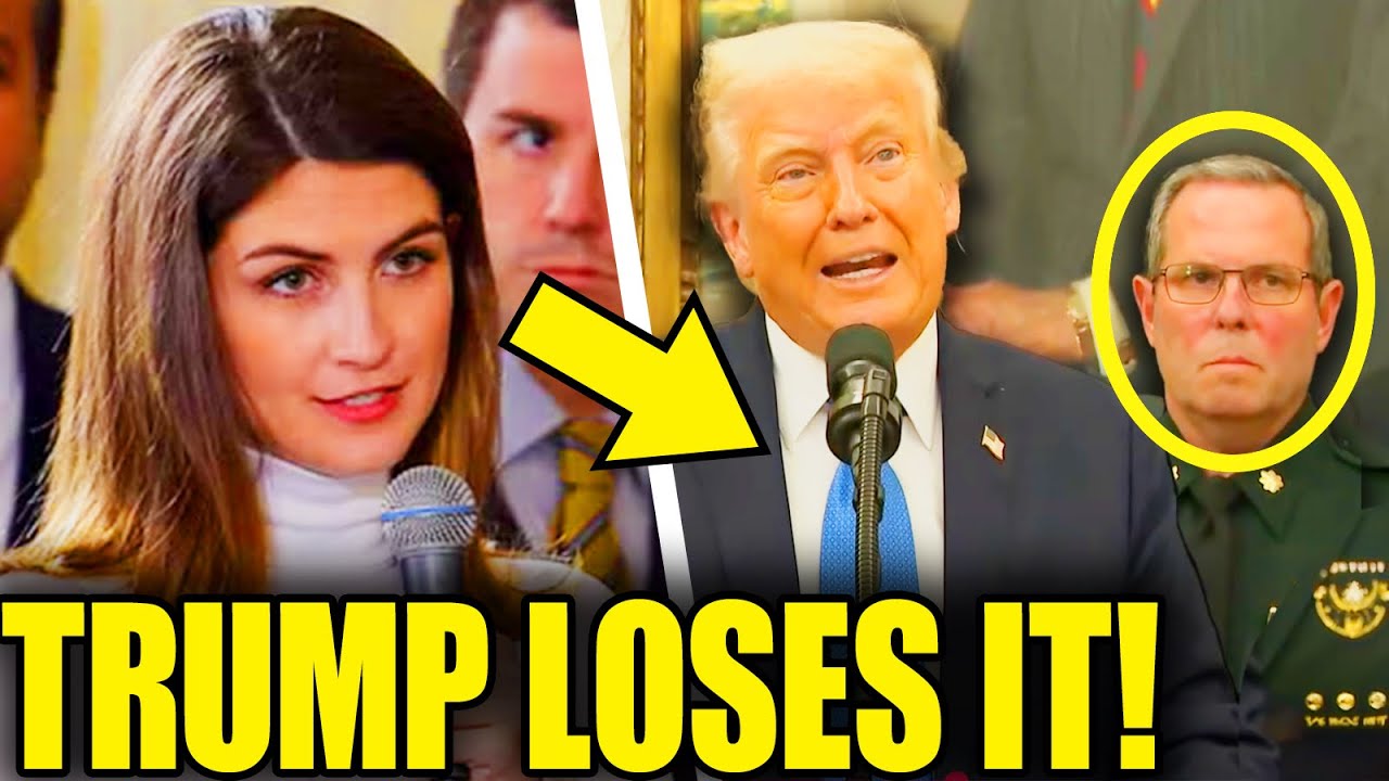 Confused Trump SWEARS At Reporters As Handlers PANIC! - YouTube