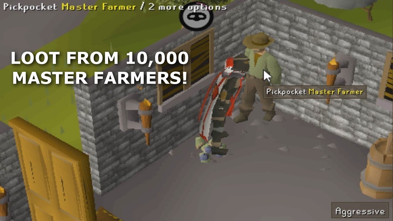 Thieving OSRS: Loot from 10,000 Master Farmers - YouTube