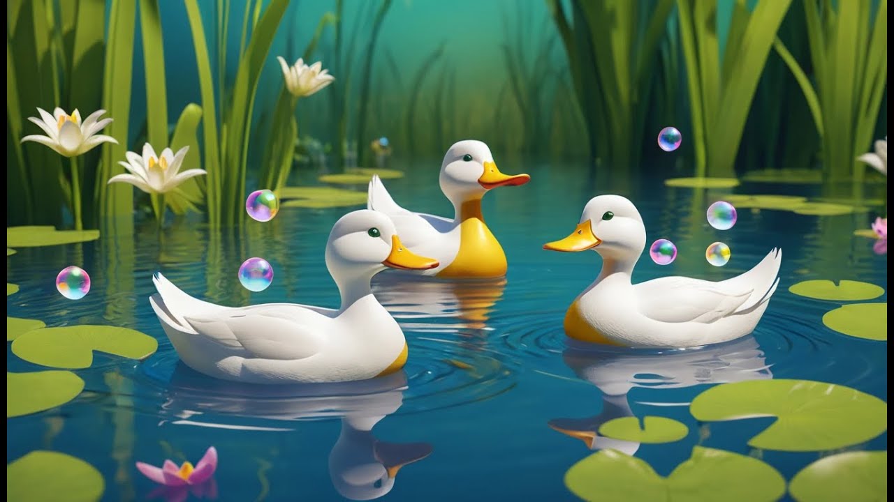 Ducks Go Quack and Fish Go Swish | Fun Animal Song for Kids | Quacking ...