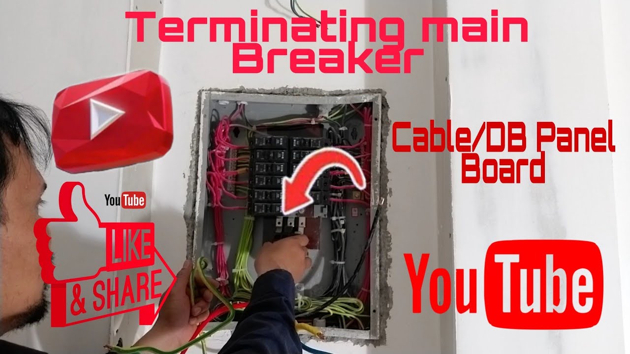#wiring tutorials#guides#ideas How to terminate 3 phase Main Breaker in ...