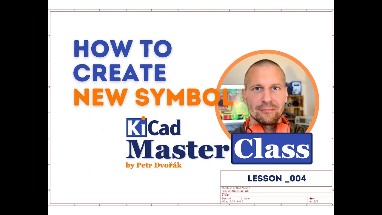 KiCAD How to create new symbol - YouTube