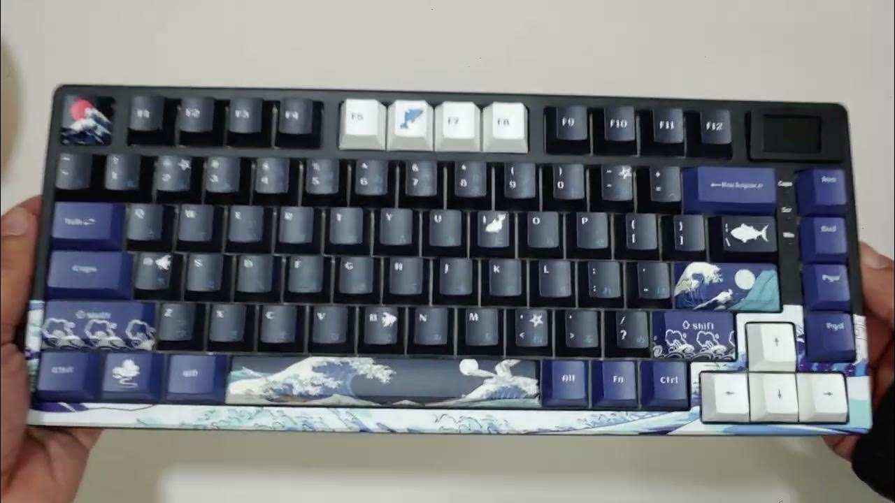 Unboxing teclado mecânico XVX S-K80 75% - YouTube