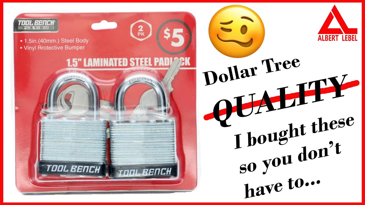 [578] Tool Bench 2 pack padlocks - YouTube