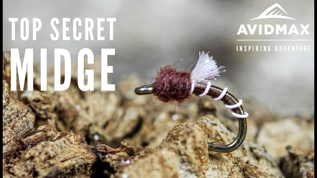 How to tie the Top Secret Midge | Winter Fishing Patterns | AvidMax Fly ...