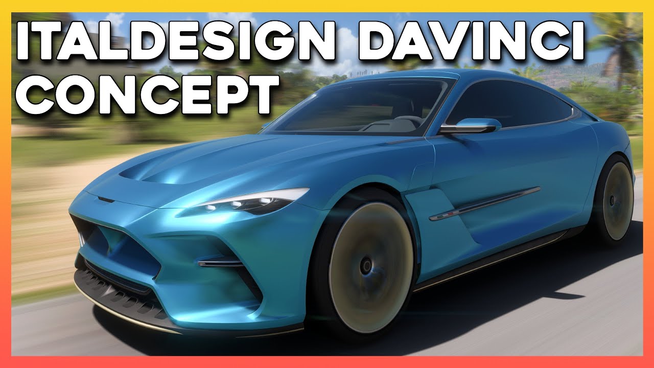 2019 Italdesign DaVinci Concept Full Customization In Forza Horizon 5! (V8 TO ELECTRIC ENGINE ...