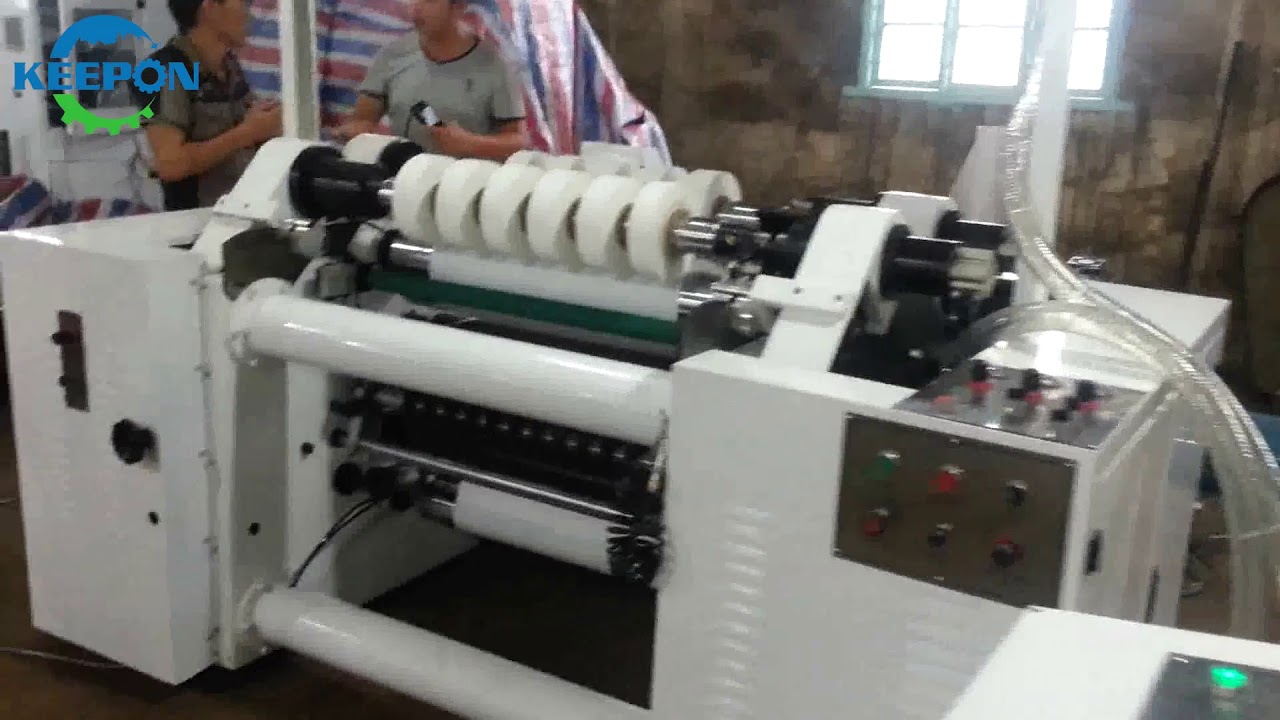Slitter Rewinder For Cigarette Papers | Tipping Paper Slitting Machine ...