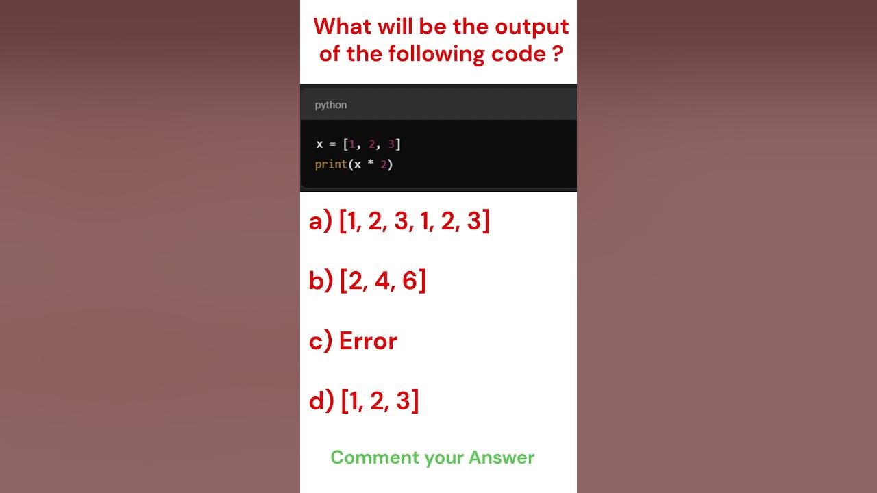Top Python MCQs to Test Your Knowledge | Challenge Yourself! #shorts # ...