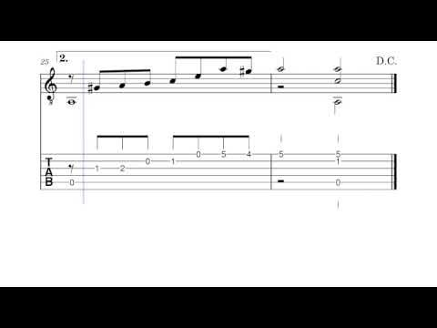 A vuestros pies madre / Tabulatura para Guitarra (lento/ Slow) - YouTube