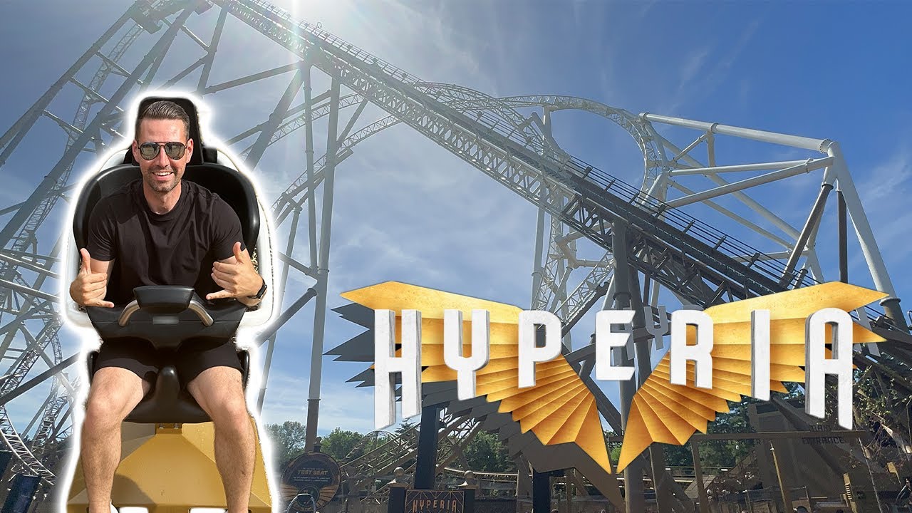 MY FIRST EVER RIDE & REACTION ON HYPERIA AT THORPE PARK !! - YouTube