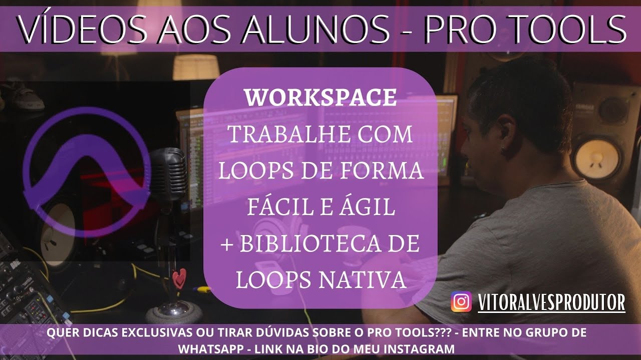 WORKSPACE - BIBLIOTECA PRÓPRIA DO PRO TOOLS PARA LOOPS DE ÁUDIO - AVID ...