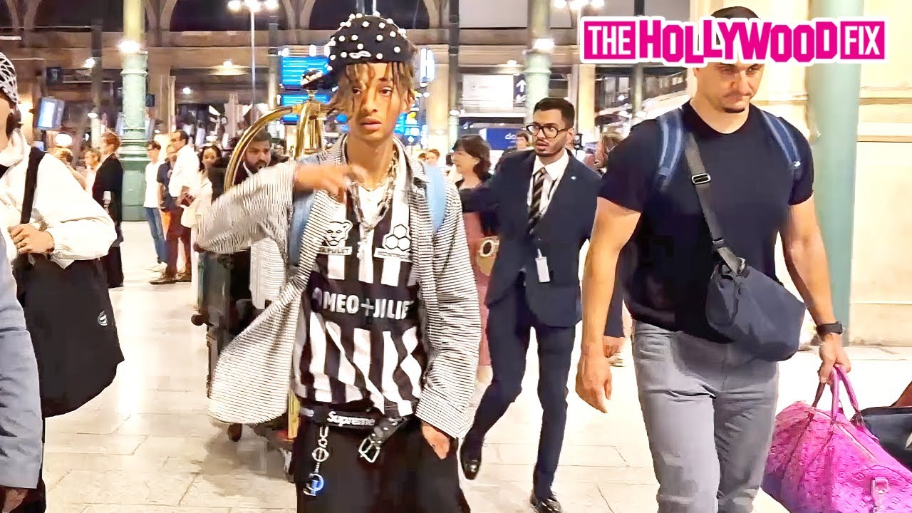 Jaden Smith Pulls Up Swagged Out Like A Boss At The Gare Du Nord Train ...