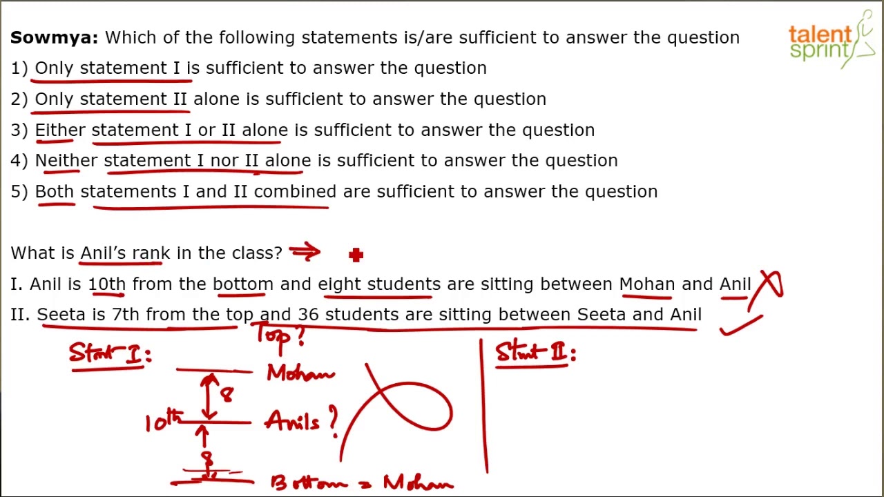 Data Sufficiency | Additional Example - 10 | Reasoning Abililty ...