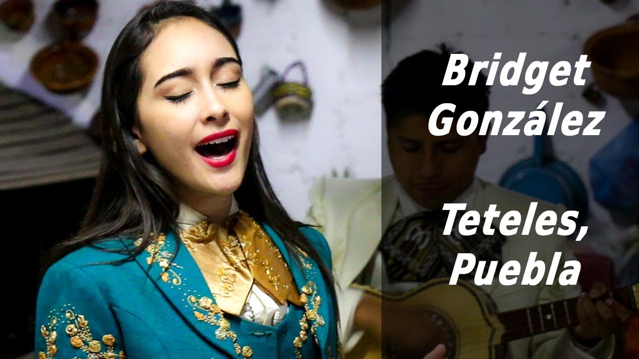 Bridget Gonzalez cantando en Teteles, Puebla - YouTube