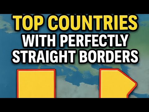Top Countries With Perfectly Straight Borders @Geographysparks - YouTube