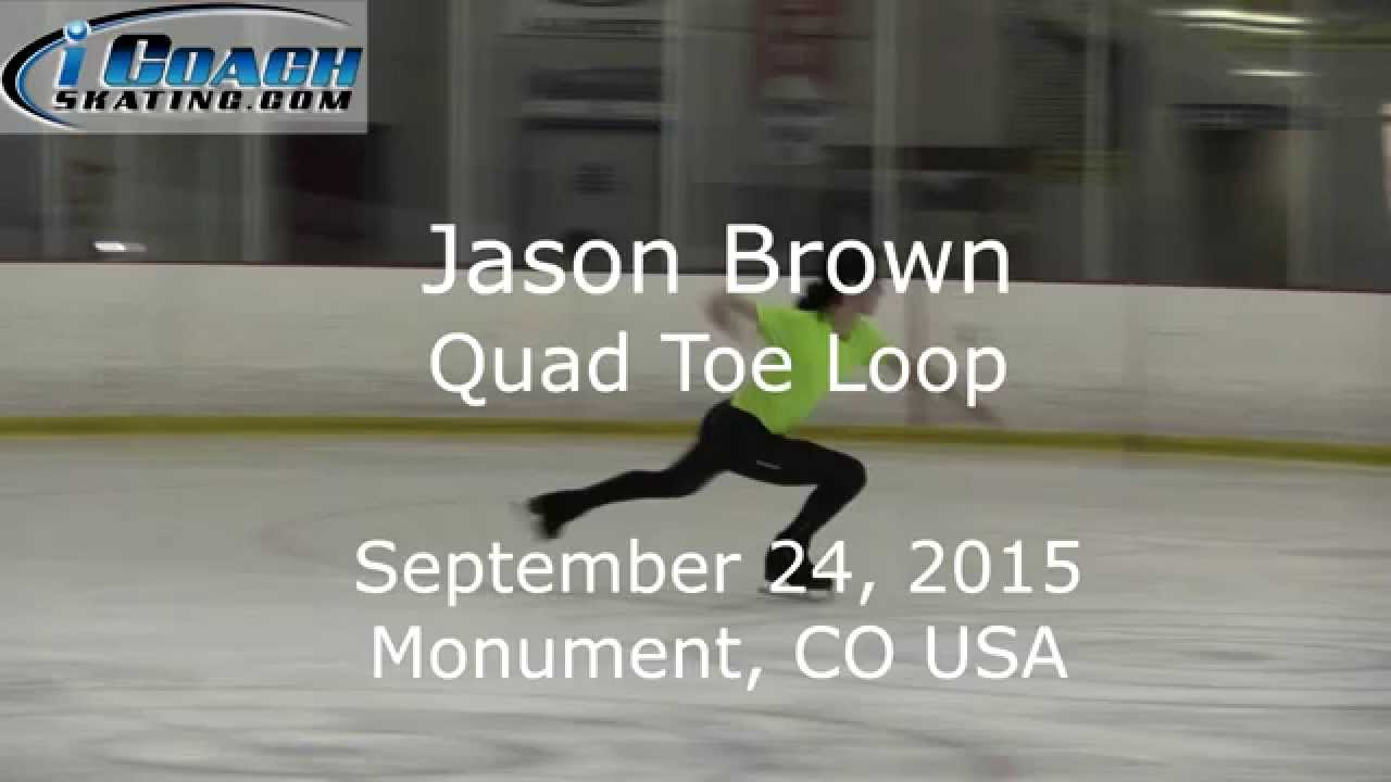 Jason Brown - Quad Toe Loop - YouTube