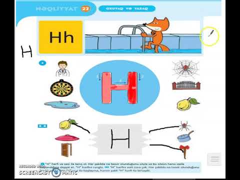 Mədətova Aygün 85 №-li m ( Hh hərfi və səsi)