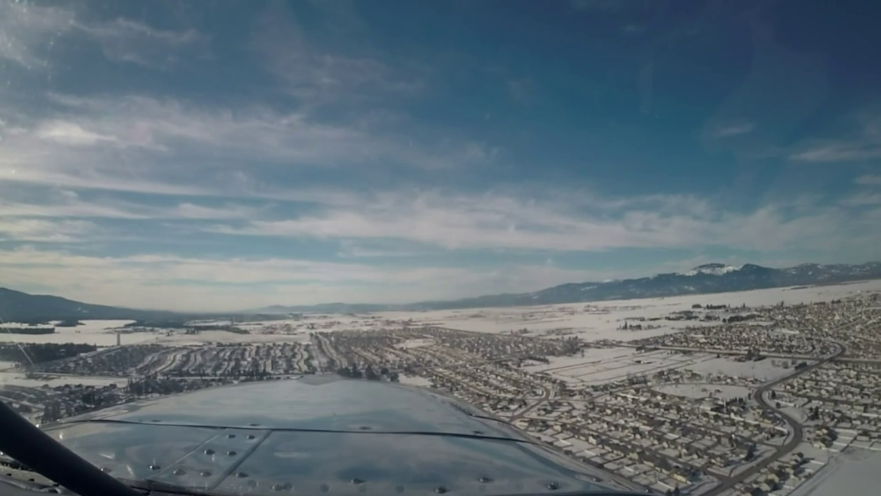 Mooney M20C - Flying the Pattern at Coeur d'Alene Airport (KCOE) - YouTube
