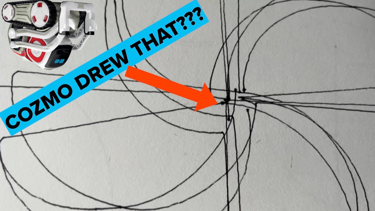 Cozmo tries his hand at drawing! #cozmo - YouTube