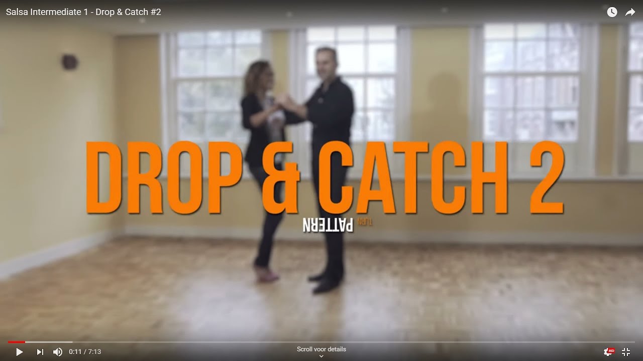 Salsa Intermediate 1 - Drop & Catch #2 - YouTube