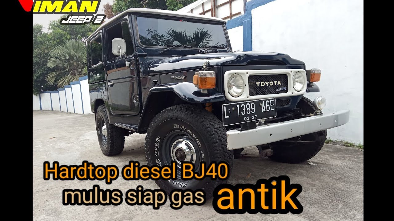 bismillah dijual Toyota Hardtop BJ40 asli diesel mulus rapih barang ...