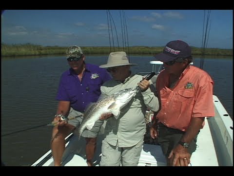 Red Fish Fishing CAJUN style - YouTube