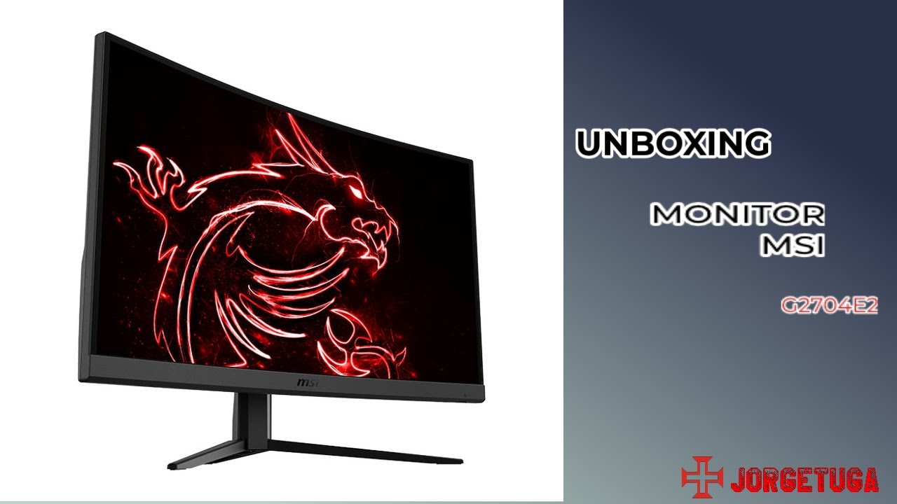 Unboxing - Monitor MSI G27C4 E2 - YouTube