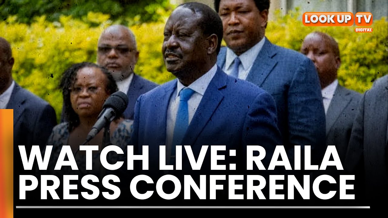 WATCH LIVE: RAILA PRESS CONFERENCE - YouTube
