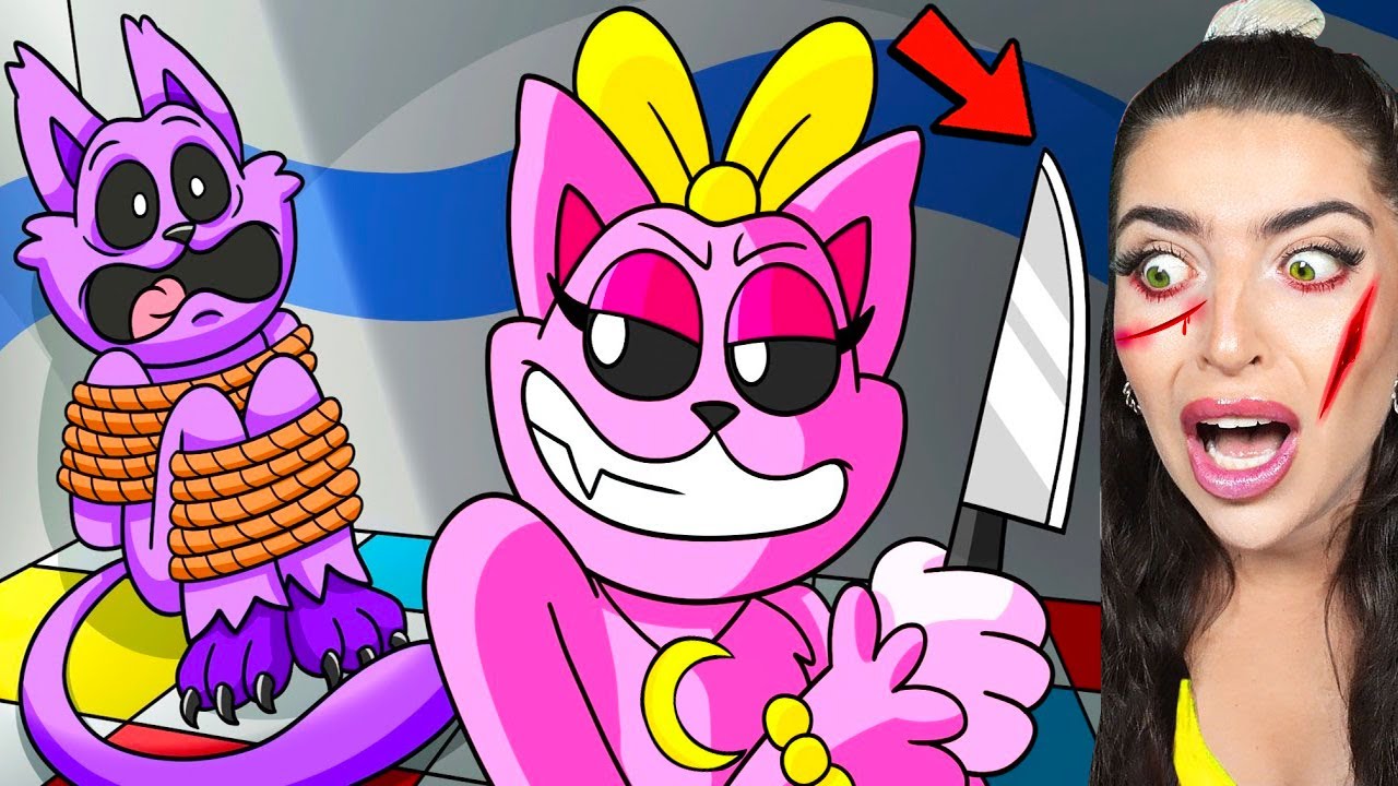 CATNAP has EVIL TWIN SISTER!? (POPPY PLAYTIME CHAPTER 3 CRAZY ANIMATION!) - YouTube