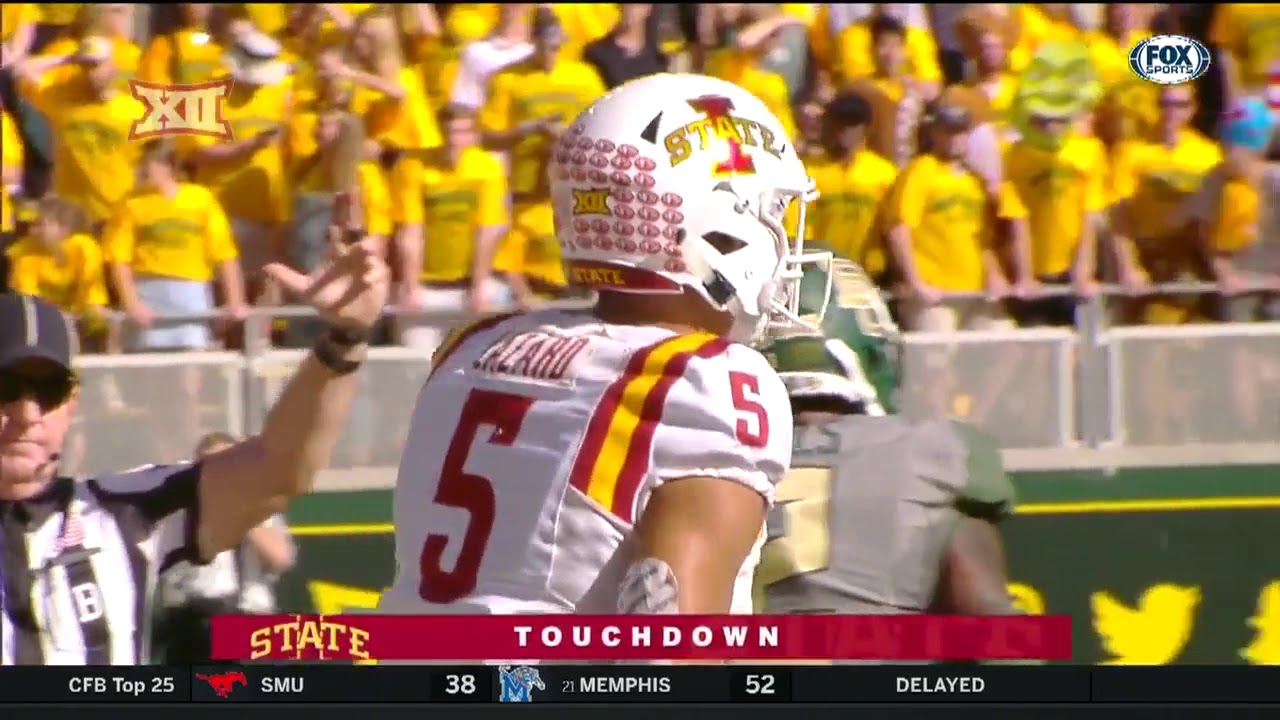 Iowa State vs Baylor Football Highlights - YouTube