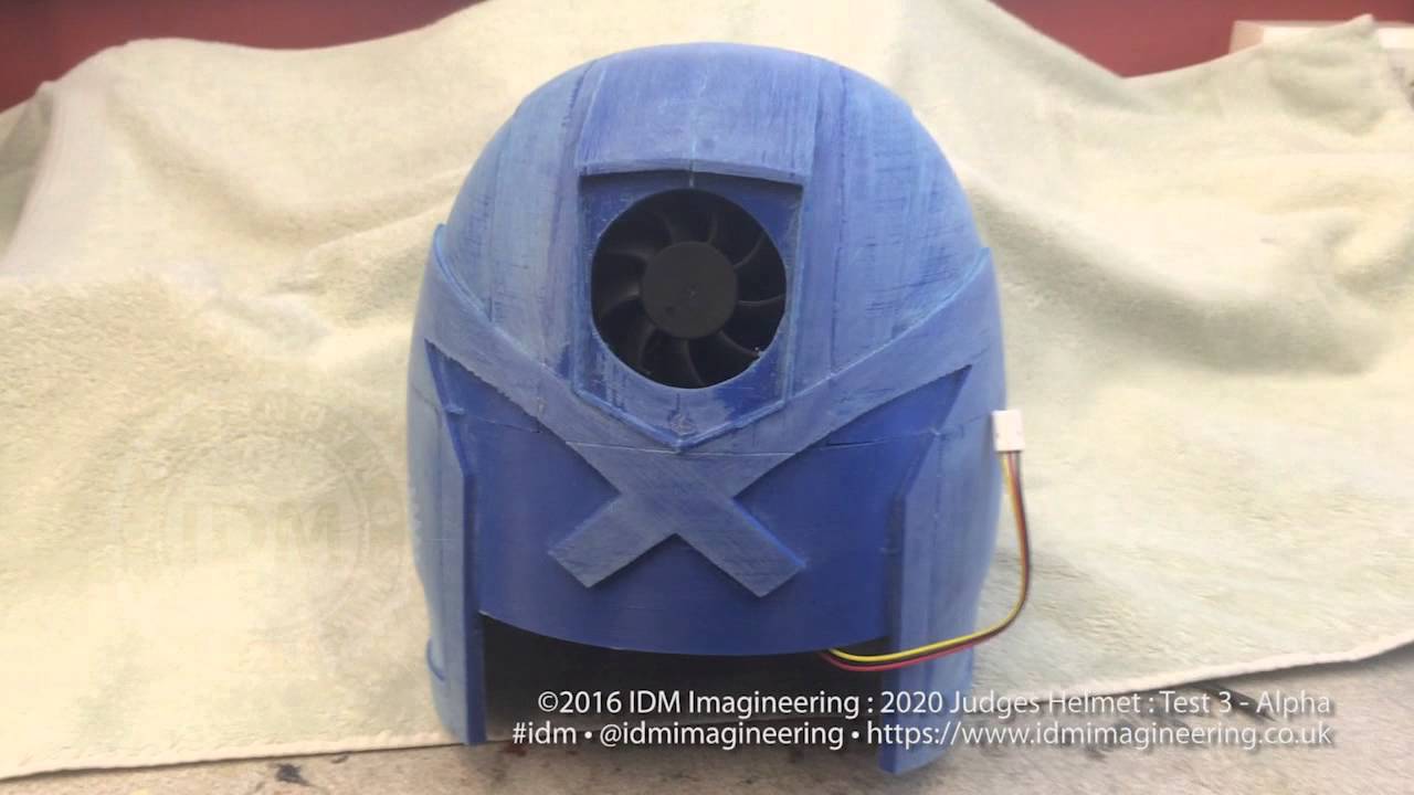 IDM Imagineering 2050 Judges Tactical HELMET [BUILD] - YouTube