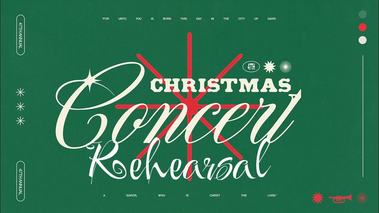 Christmas Concert Rehearsal - YouTube