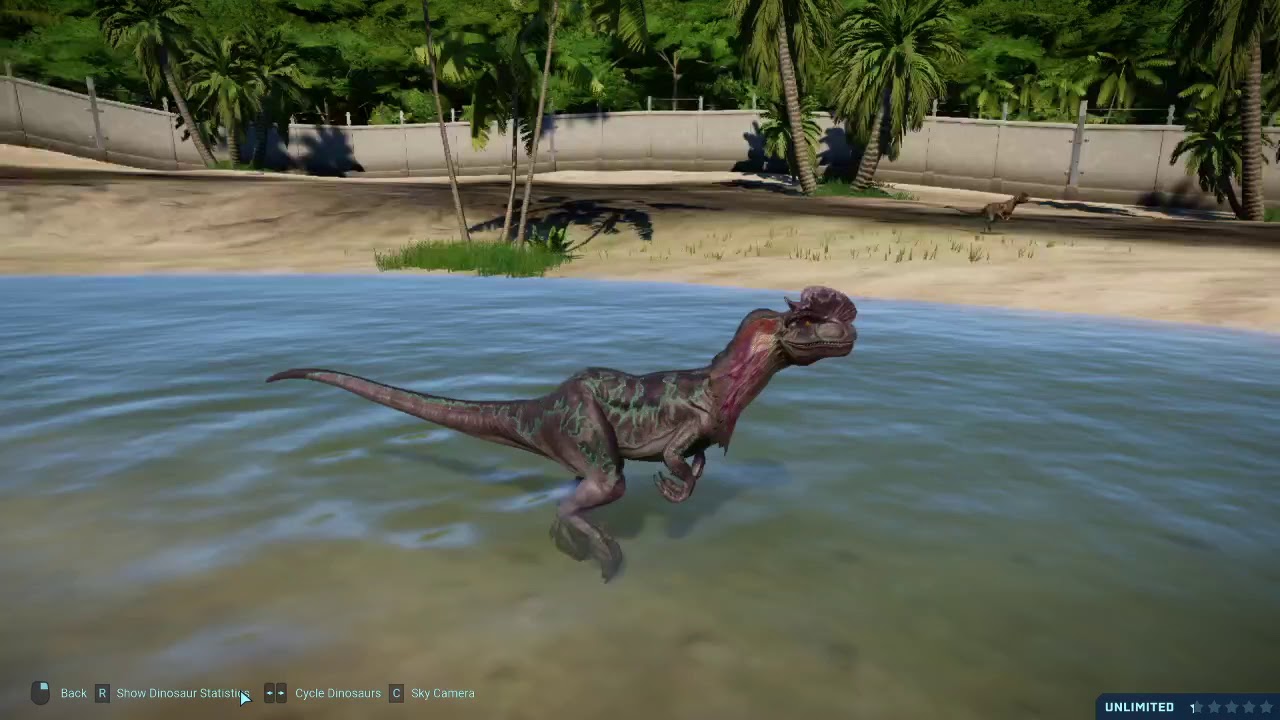 Jurassic World Evolution Dilophosaurus Sounds Youtube