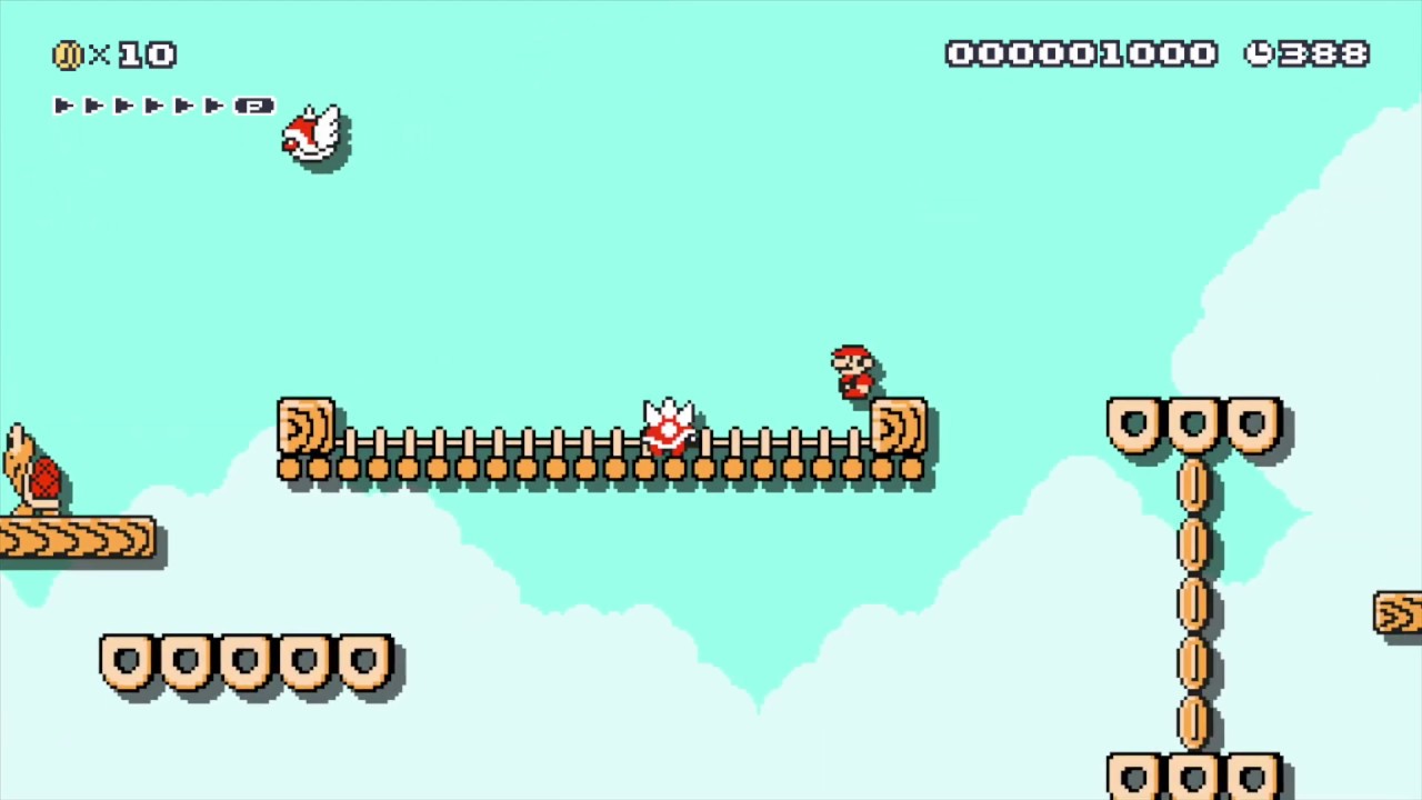 Super Mario Maker Levels: "Bridges, Donuts and Platforms" - YouTube