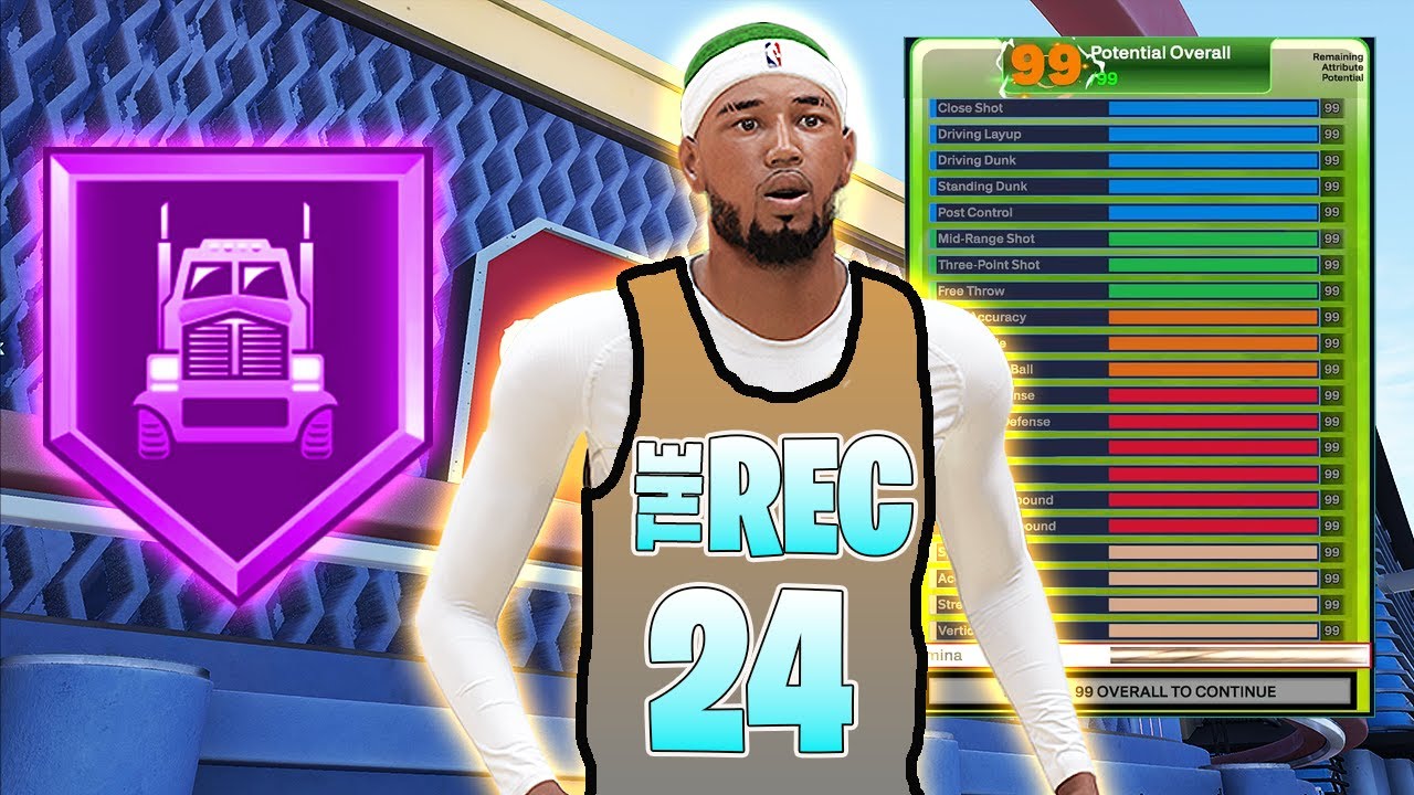 CRAZY STATLINE!!! Nba 2K24 Rec Gameplay - YouTube