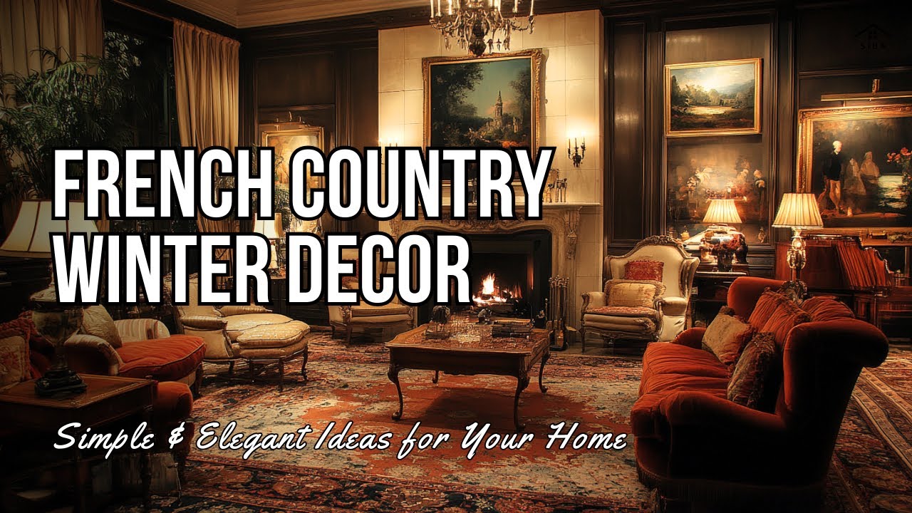 🏡🕯️ Cozy & Chic French Country Winter Decor: Create a Warm & Inviting ...