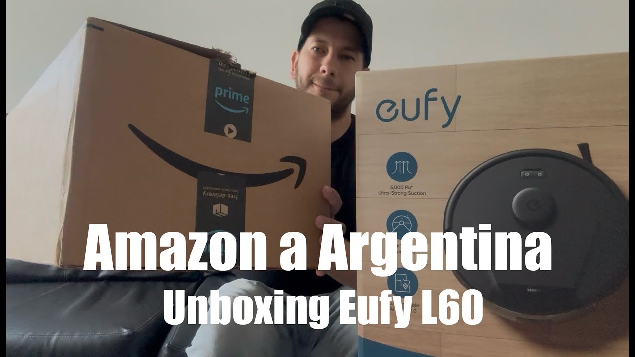 Amazon a Argentina: Unboxing de la aspiradora robot Eufy L60 - YouTube