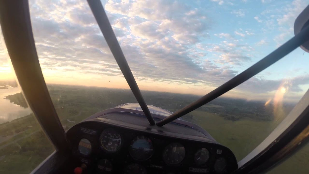 Hangar 9 PA-18 Piper Super Cub cockpit view - YouTube