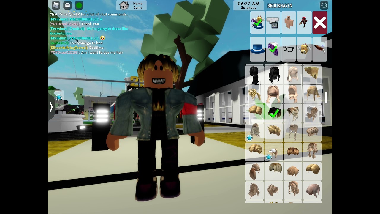 How to create Xxxtentacion in Roblox Brookhaven - YouTube