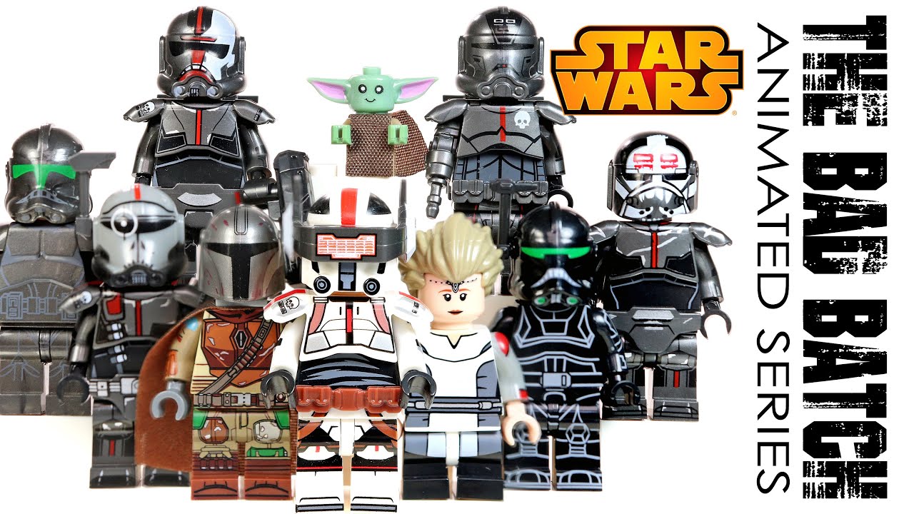 Lego Star Wars: The Bad Batch Animated Series Knockoff Minifigures ...