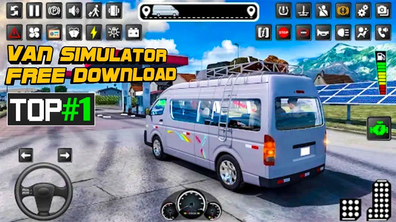 Minibus Simulator Toyota - Hiace Local driving In city || Android Game ...