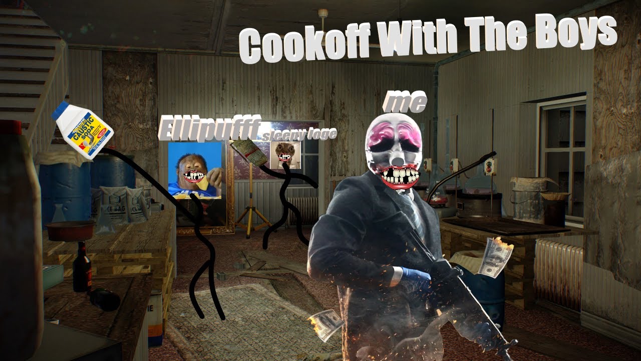Unedited Video of Ellipuff, Sleepy Loge And Me Cooking Meth in PAYDAY 2 ...