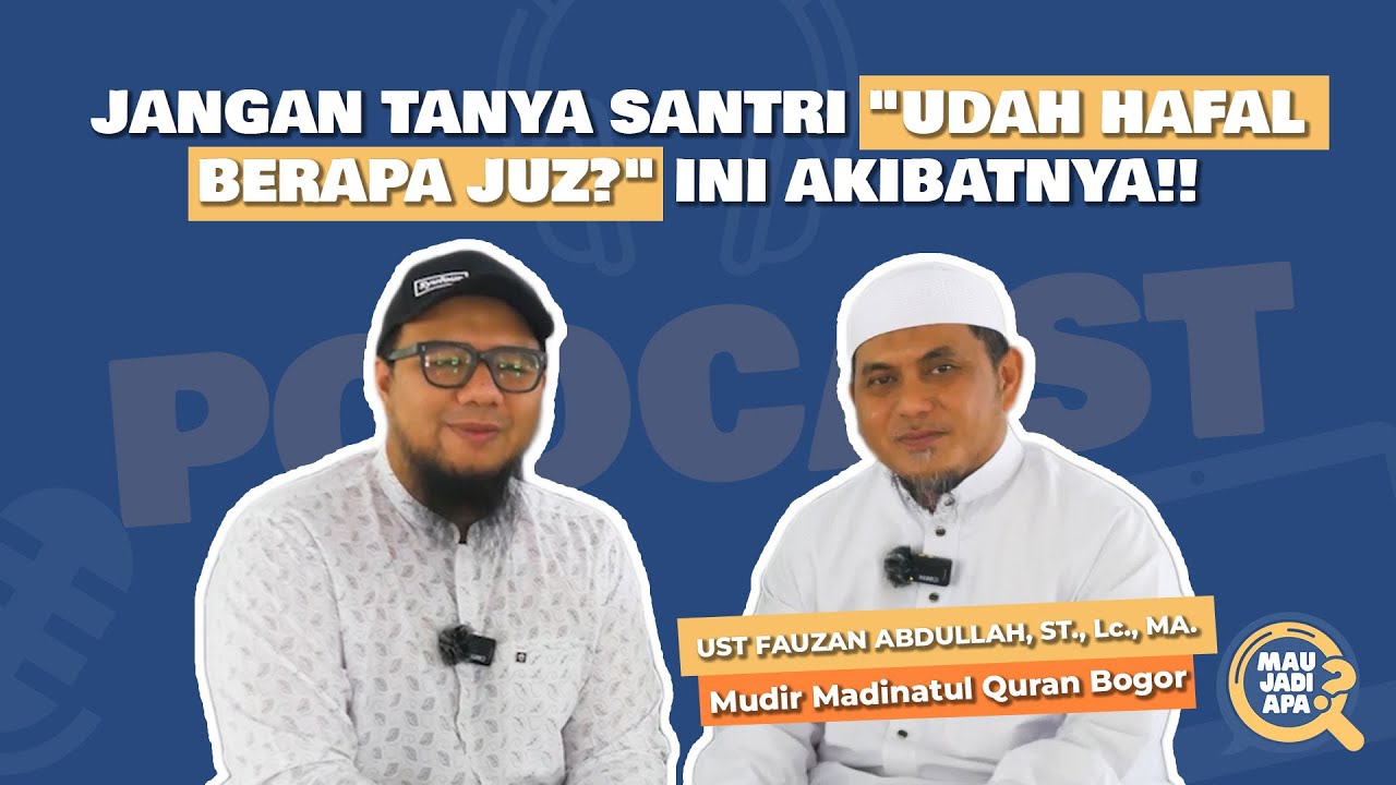 BISA JADI ANAK GAK BETAH DI PONDOK KARENA ORANG TUA YANG SEPERTI INI | Ust Fauzan Abdullah - YouTube