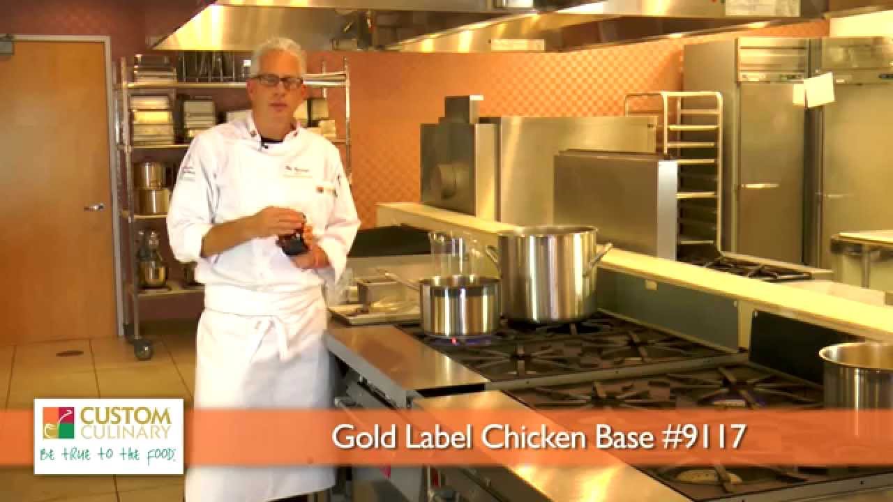 Custom Culinary Gold Label Chicken Base Brand Intro - YouTube