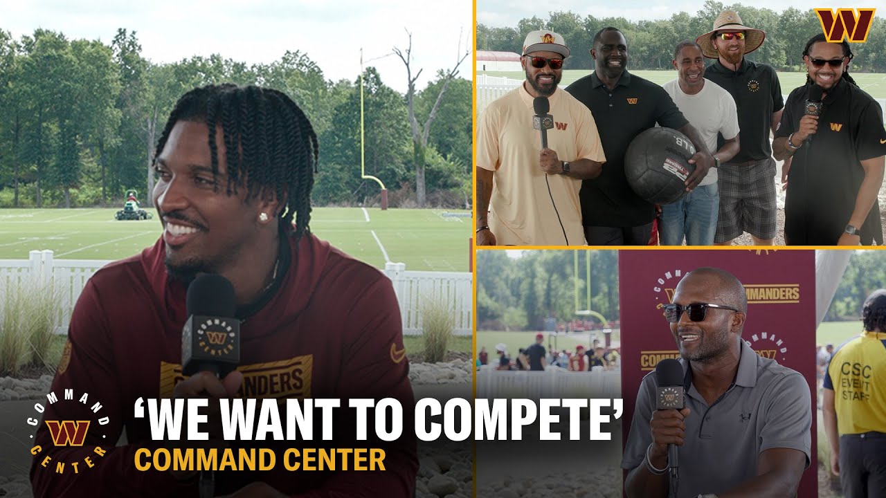 QB Jayden Daniels & Legend Champ Bailey Join the Show + DB Breakdown | Command Center - YouTube