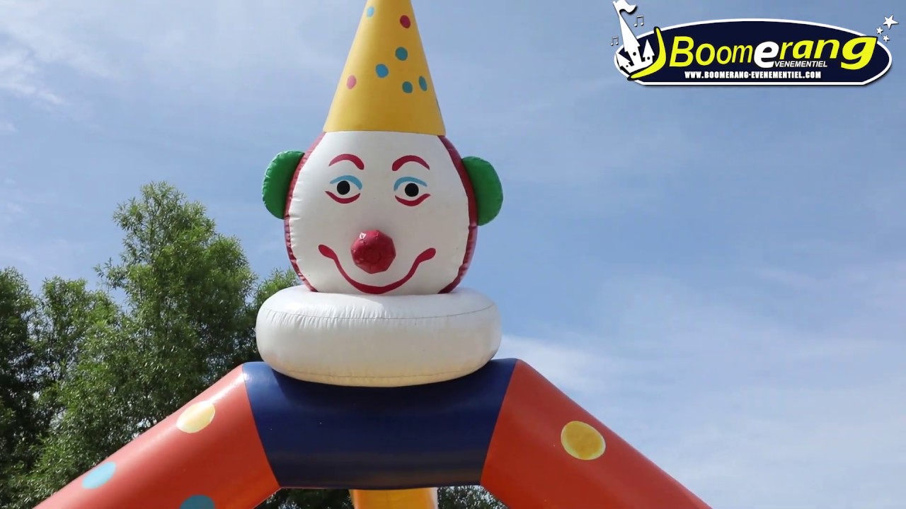 [TUTORIEL] Structure gonflable Clown - Boomerang Événementiel - YouTube