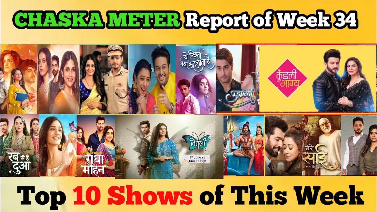 😱CHASKA METER RANKING Report of Week 34 (2023) : Top 10 Shows of this Week - YouTube