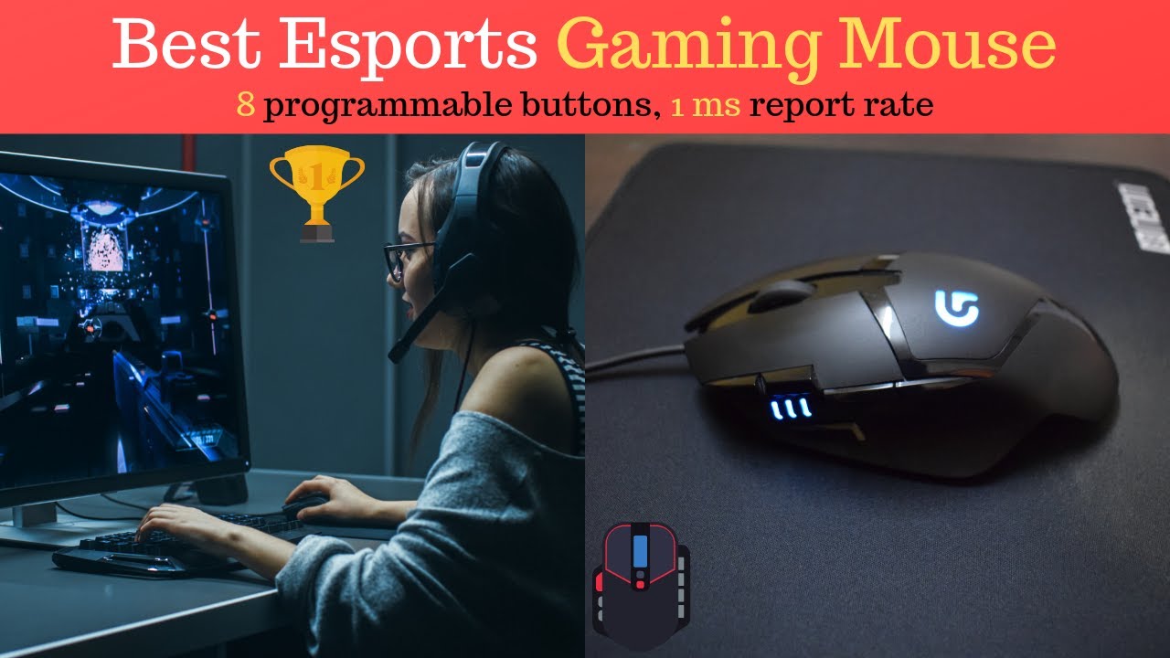 Best FPS Gaming Mouse with 8 Programmable Buttons | High speed clicking ...