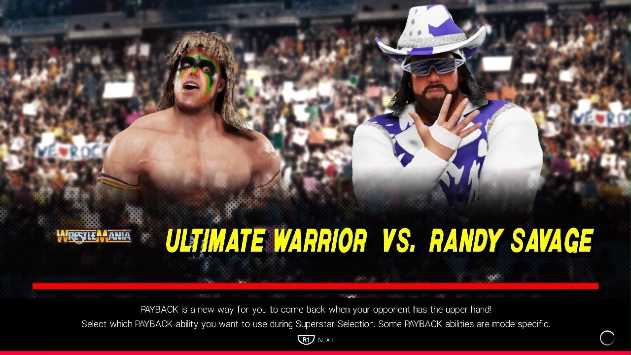 The Ultimate Warrior vs "Macho Man" Randy Savage - YouTube